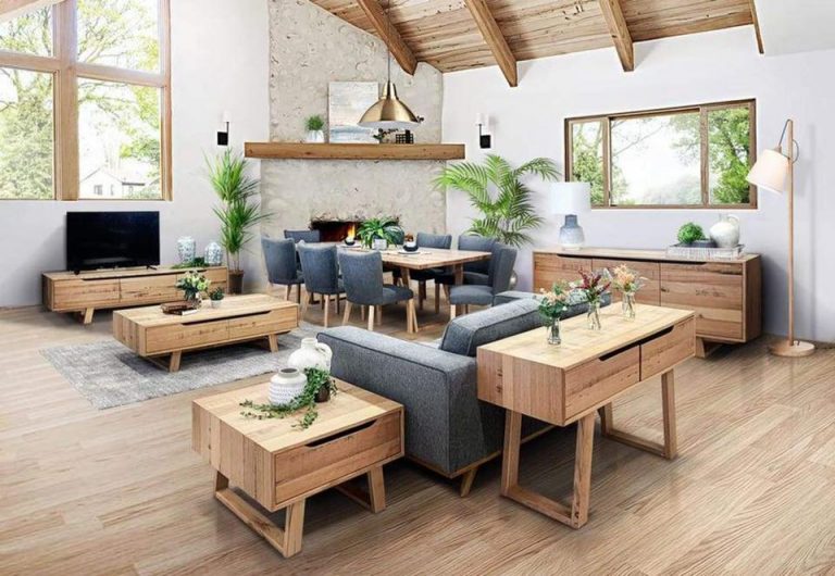 Trinidad Tas Oak Coffee Table - Bliss Living Furniture